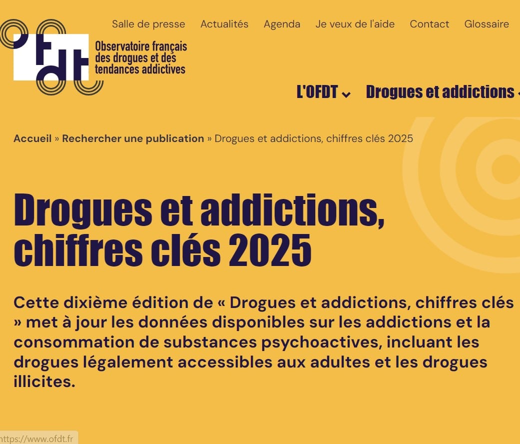 Drogues et addictions, les chiffres clés 2025, OFDT - Promotion Santé NA Drogues et addictions, les chiffres clés 2025, OFDT - Promotion Santé NA